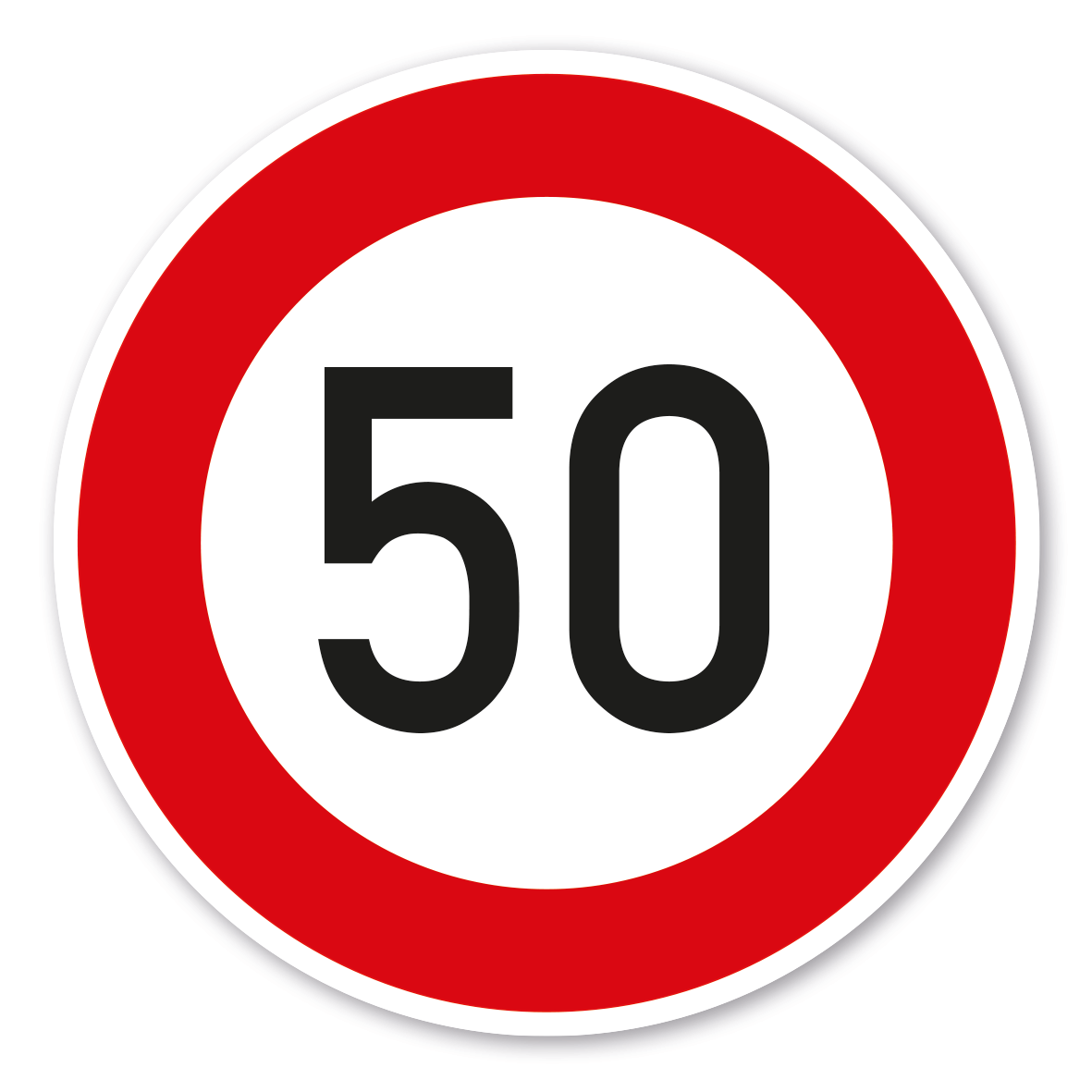 Verkehrsschild Verkehrszeichen Zul ssige H chstgeschwindigkeit 50 Km Verkehrsschild Verkehrszeichen Zul ssige H chstgeschwindigkeit 50 Km